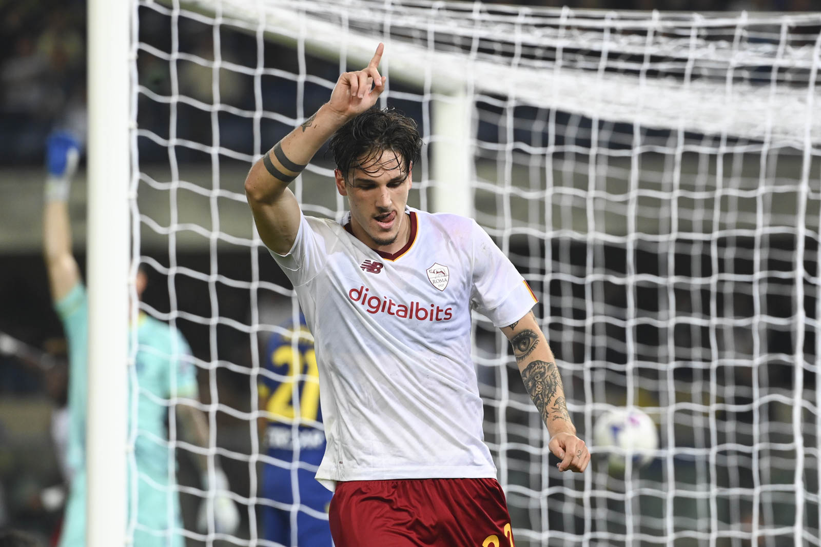 Hellas Verona-Roma, Zaniolo sostituito per una forte contusione ...